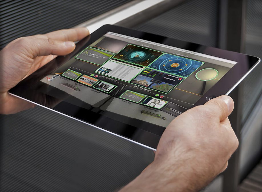 Graphical user interface for control room myGUI® | JST Jungmann