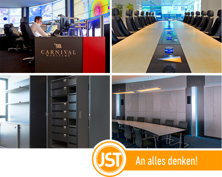 Control center furniture Stratos X11 for 24/7 service | JST Jungmann