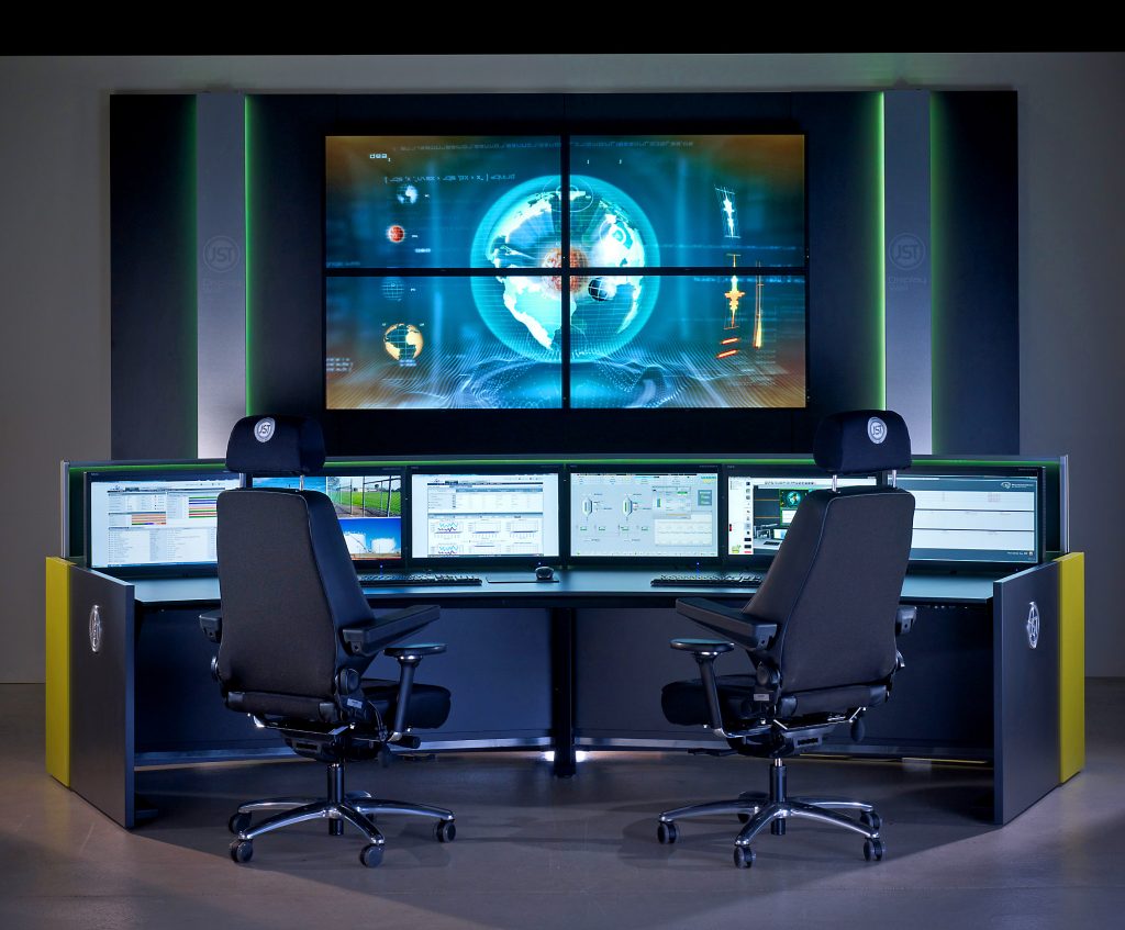Control room furniture Stratos X11 for 24/7 service | JST