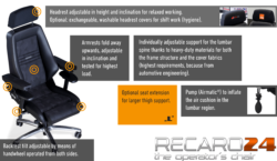 Technical data for the operatorchair 24-hour operation | JST Jungmann